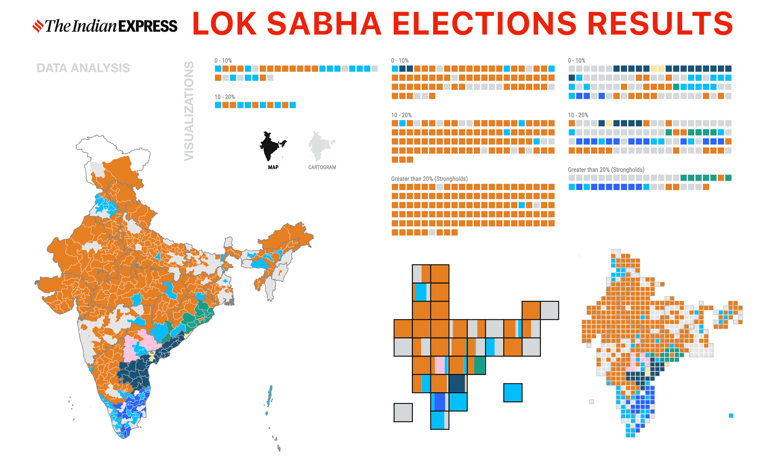 Lok Sabha Elections Results 2019 Live Interactive Map Counting